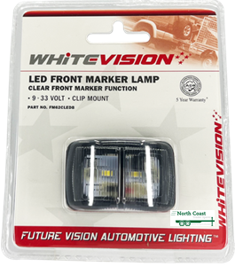 Whitevision FM62CLEDB Clear LED Side Marker Light