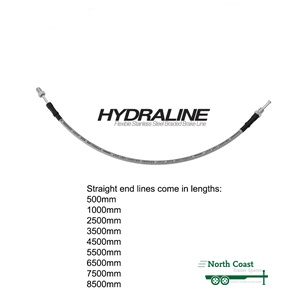Hydraline HL6500S 6500mm Hydraulic Brake Hose–Straight Ends